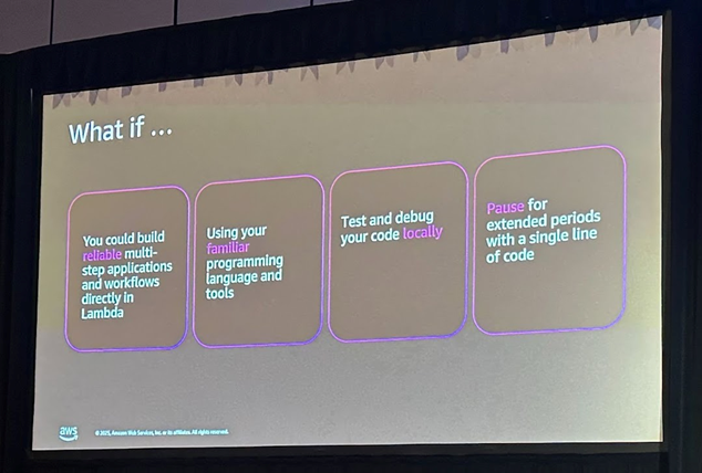 [reinvent 2025] [신규 출시] AWS Lambda Durable Functions 심층 분석